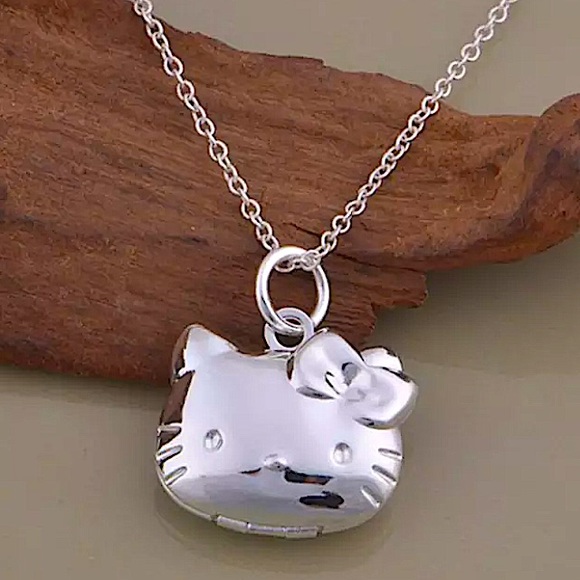 Hello Kitty | Jewelry | Hello Kitty Locket Sterling Silver Necklace ...